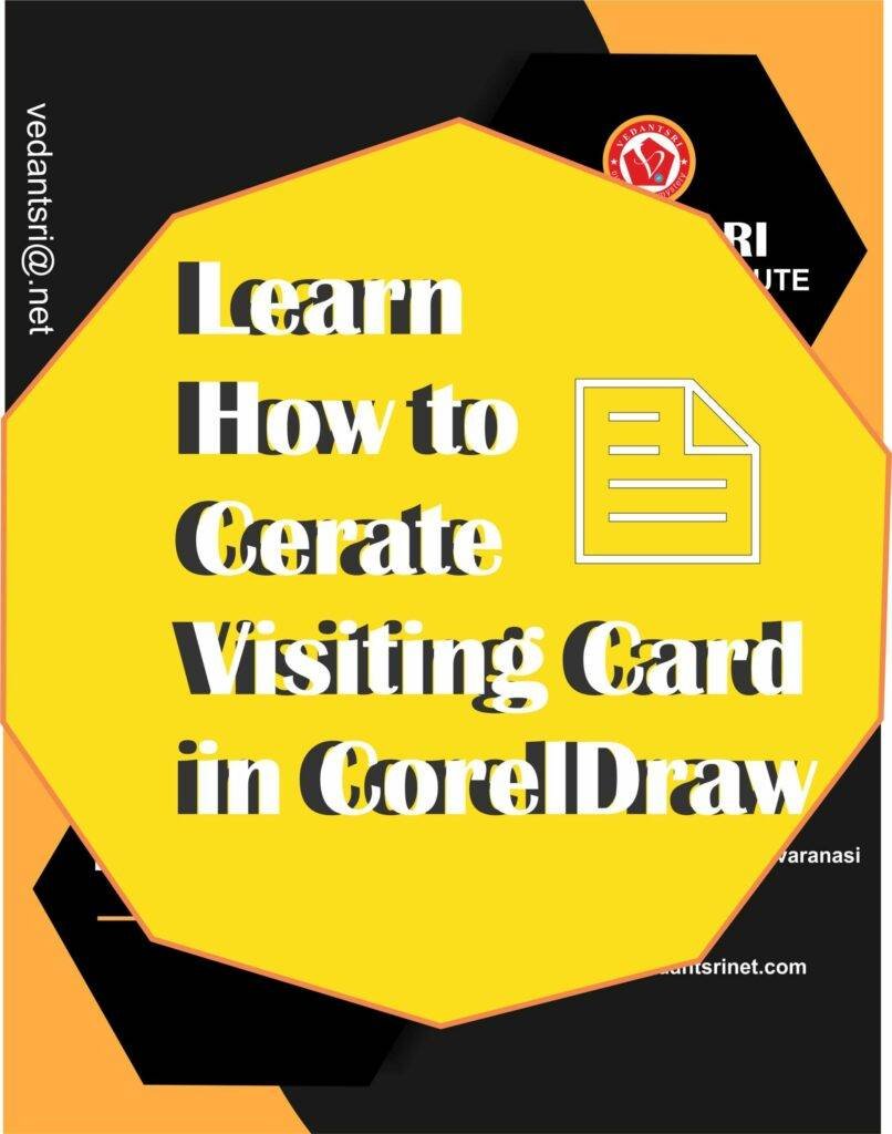 Visiting Card In CorelDraw, Easy And Simple Method Step By Step