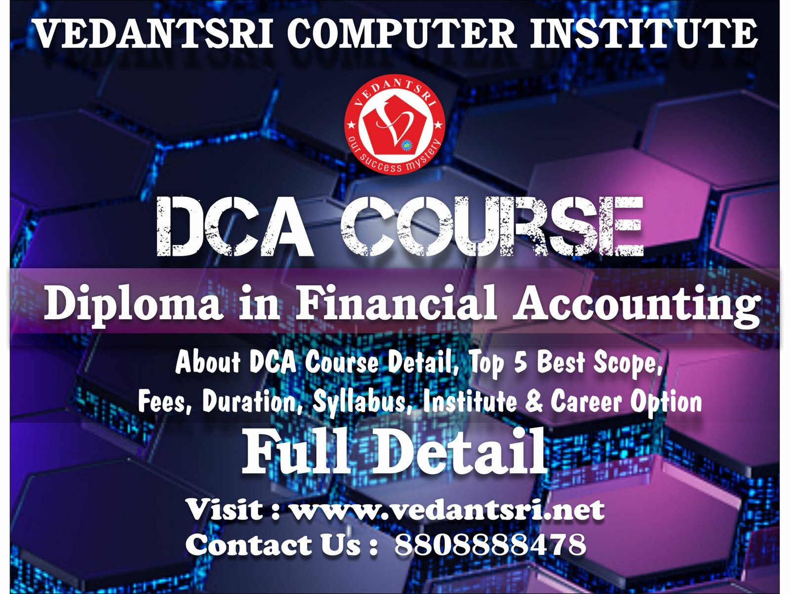 DCA Course In Varanasi Computer Institutes - VEDANTSRI DCA Course In Varanasi Computer Institutes - VEDANTSRI